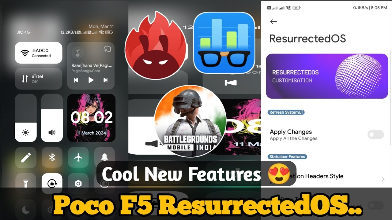Poco F5 Resurrectedos Cool Features âš âš âš Youtube