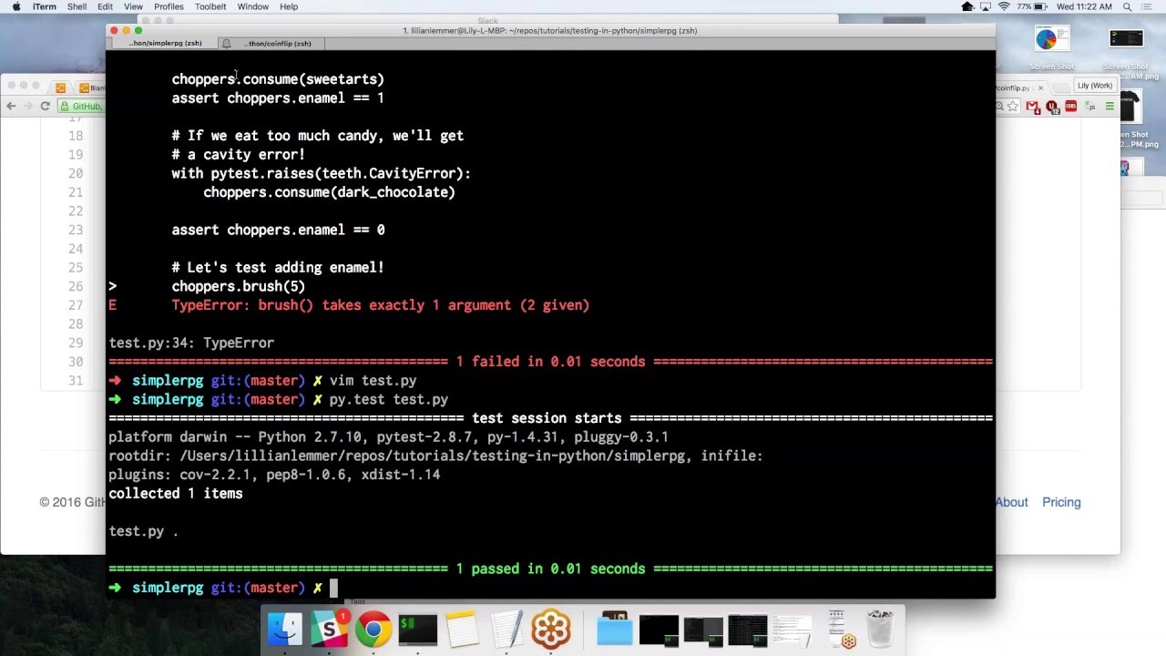 Python Tutorial Testing Test Driven Development Py Test Youtube