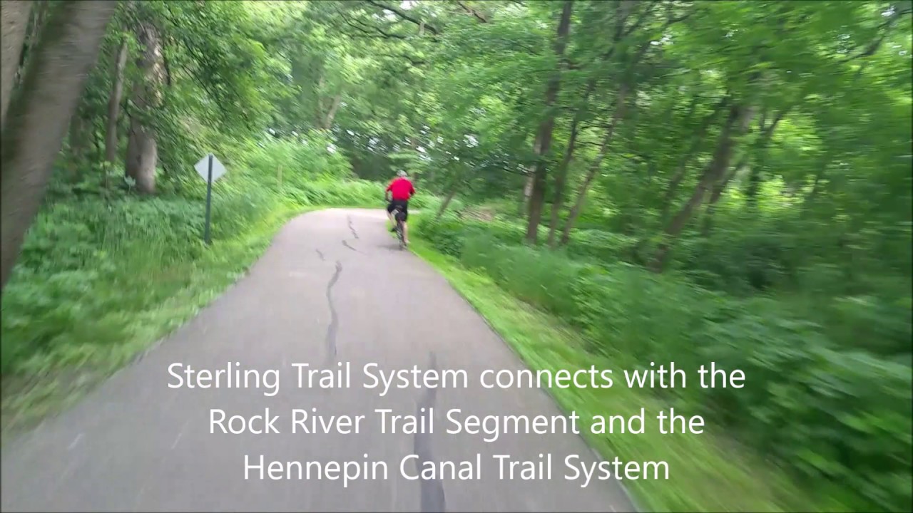 Bike Trails Sterling Il Rock River Trail Youtube