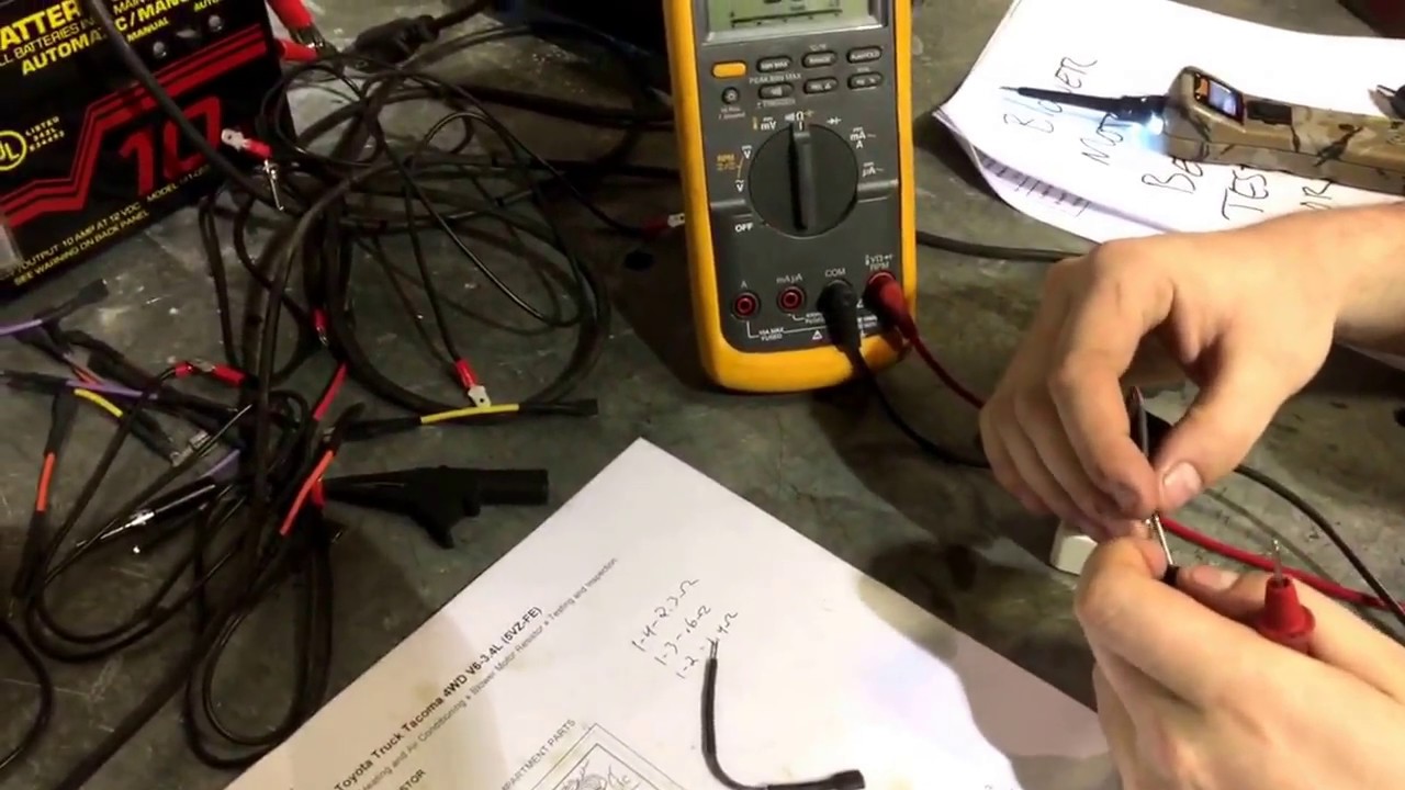 Blower Motor Resistor Test