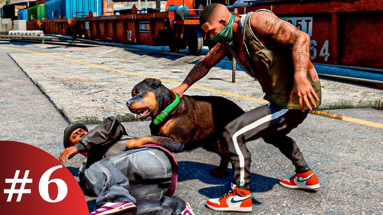 Franklin And Chop Catching Mission Gta V Part 6 Youtube