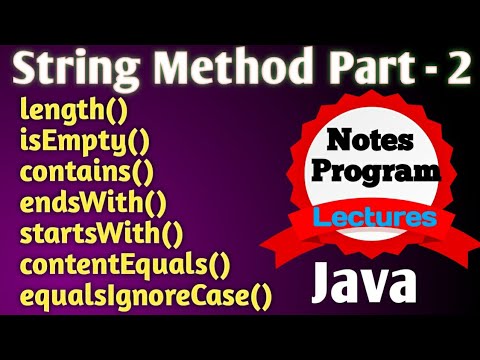 String Method Part 2 Youtube