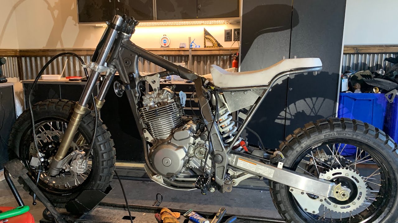 Custom Suzuki Dr650 Scrambler Build Youtube