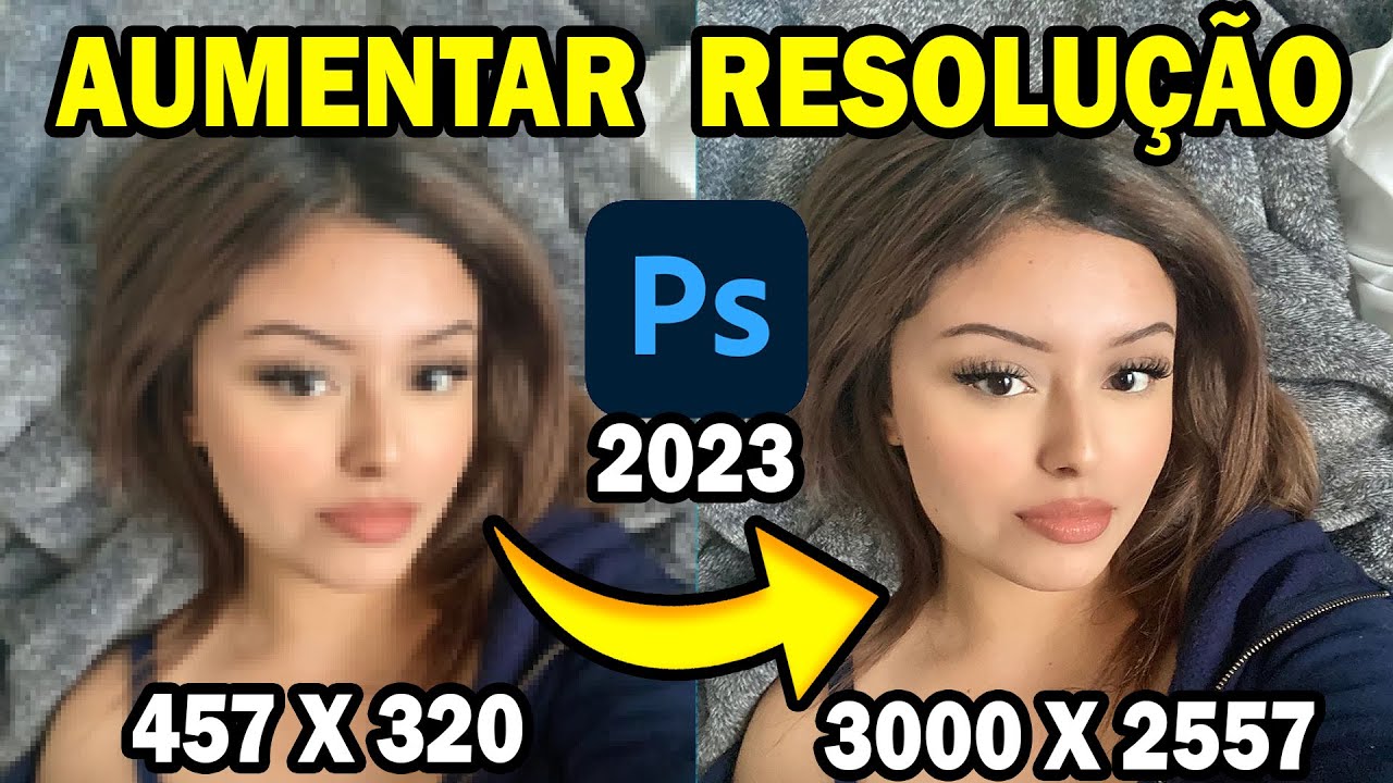 Como Aumentar Resolução Da Imagem No Photoshop 2023 Youtube