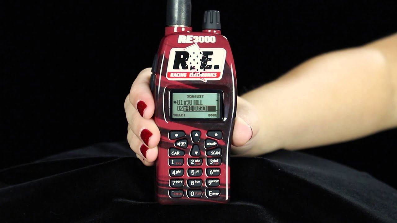 Re3000 Setting Up A Scan List Youtube