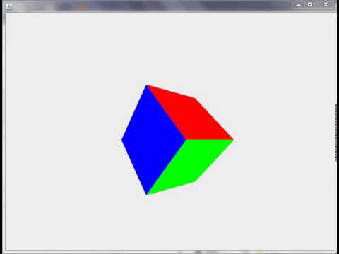 Rotating Cube In Java Youtube