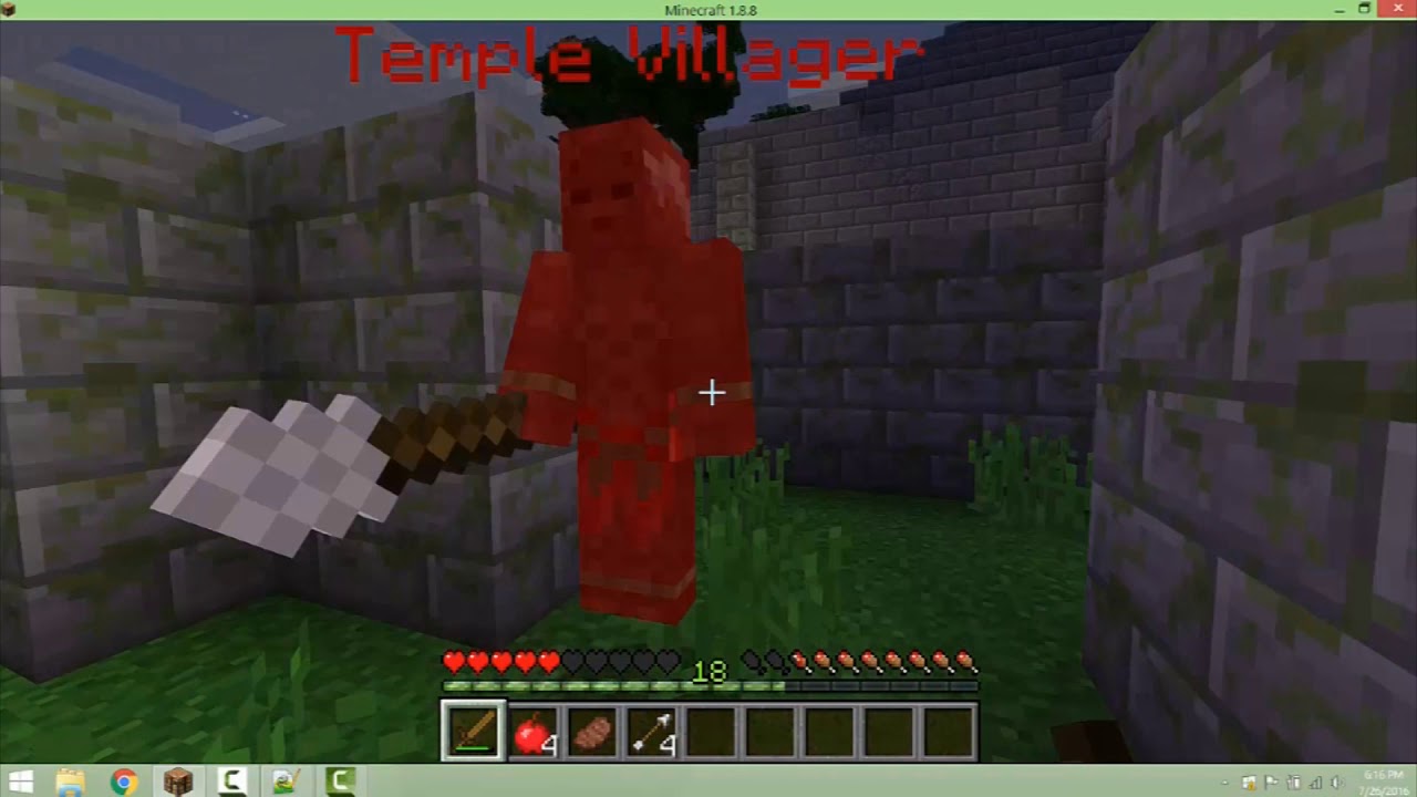 Minecraft Python Temple Lesson 5 Youtube