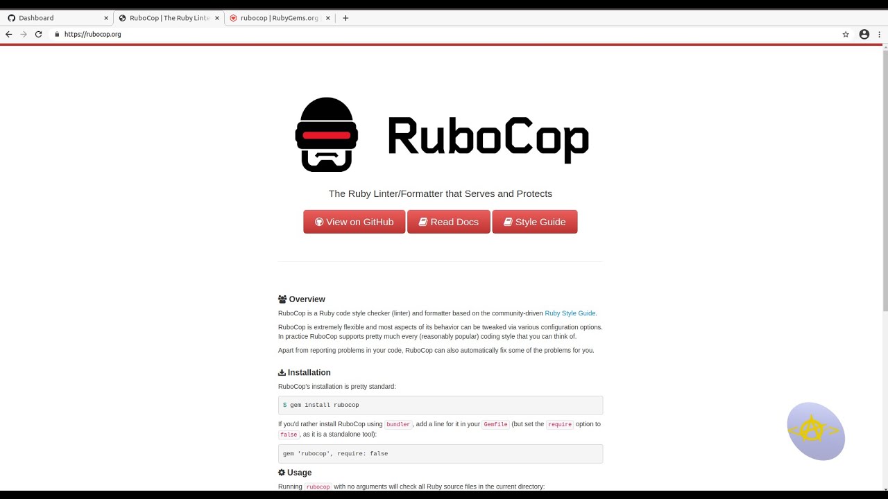 Codecast Rubocop Install And Initial Setup Youtube