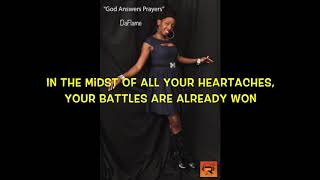God Answers Prayers W Lyrics By Da Flame Lady Da Flame Mp3 Music & Mp4 ...