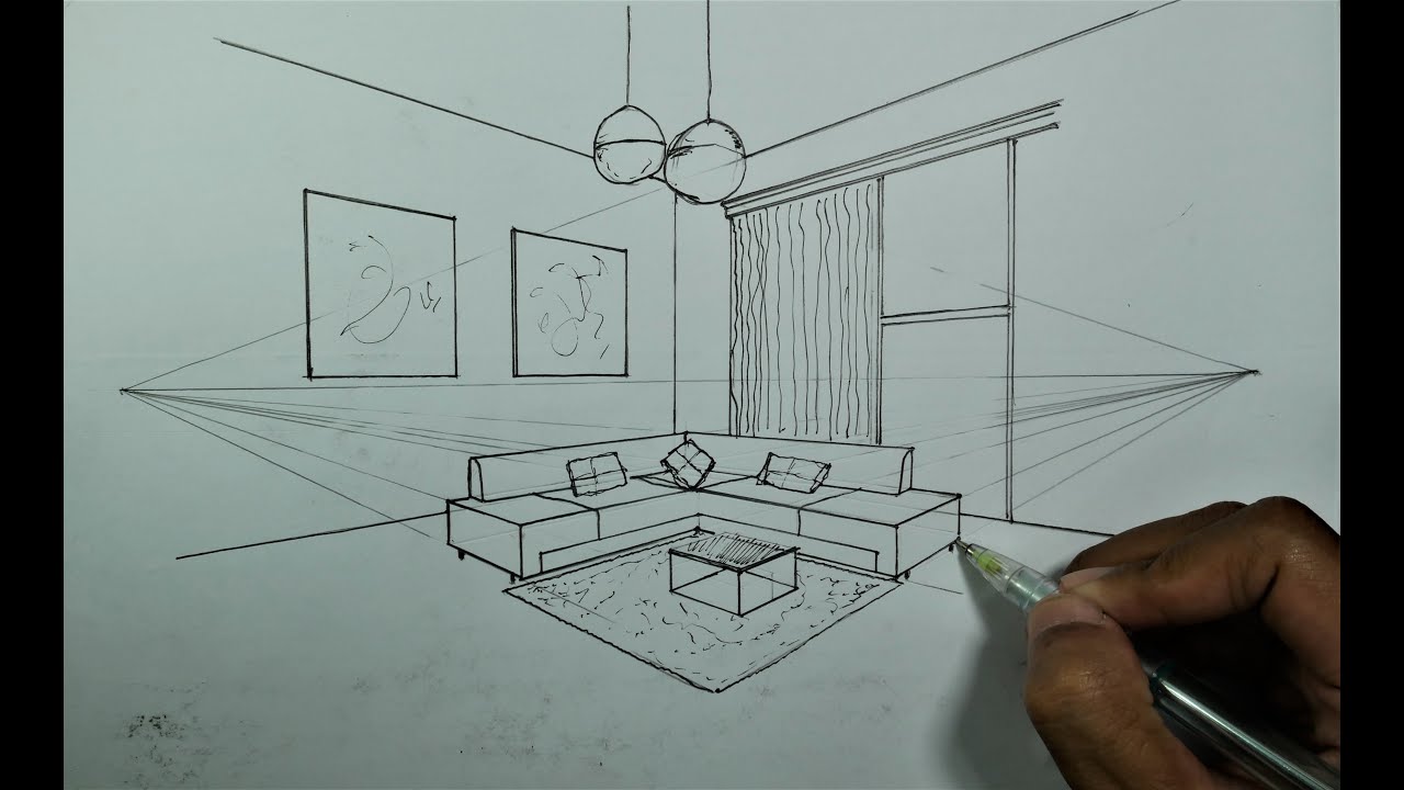 How To Draw 2 Point Perspective Interior Infoupdate Org
