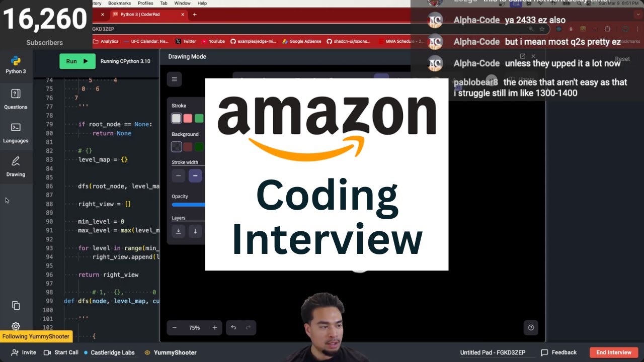 Mock Coding Interview With An Amazon Engineer Ft Shehbajdhillon