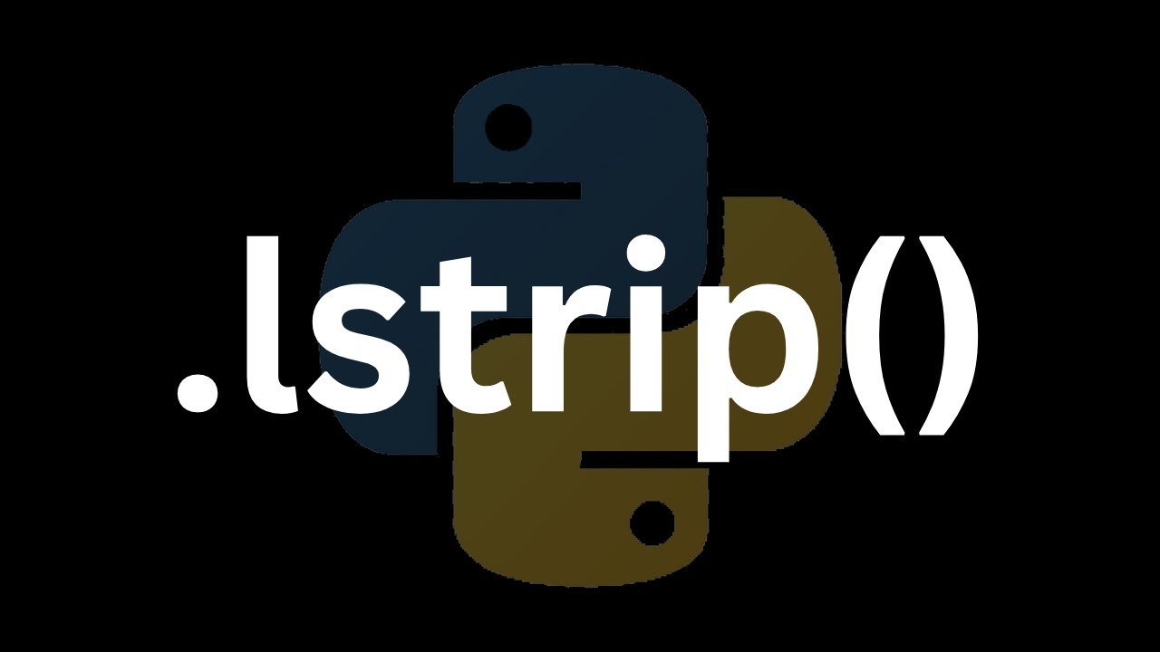 What Does Lstrip Do In Python Youtube
