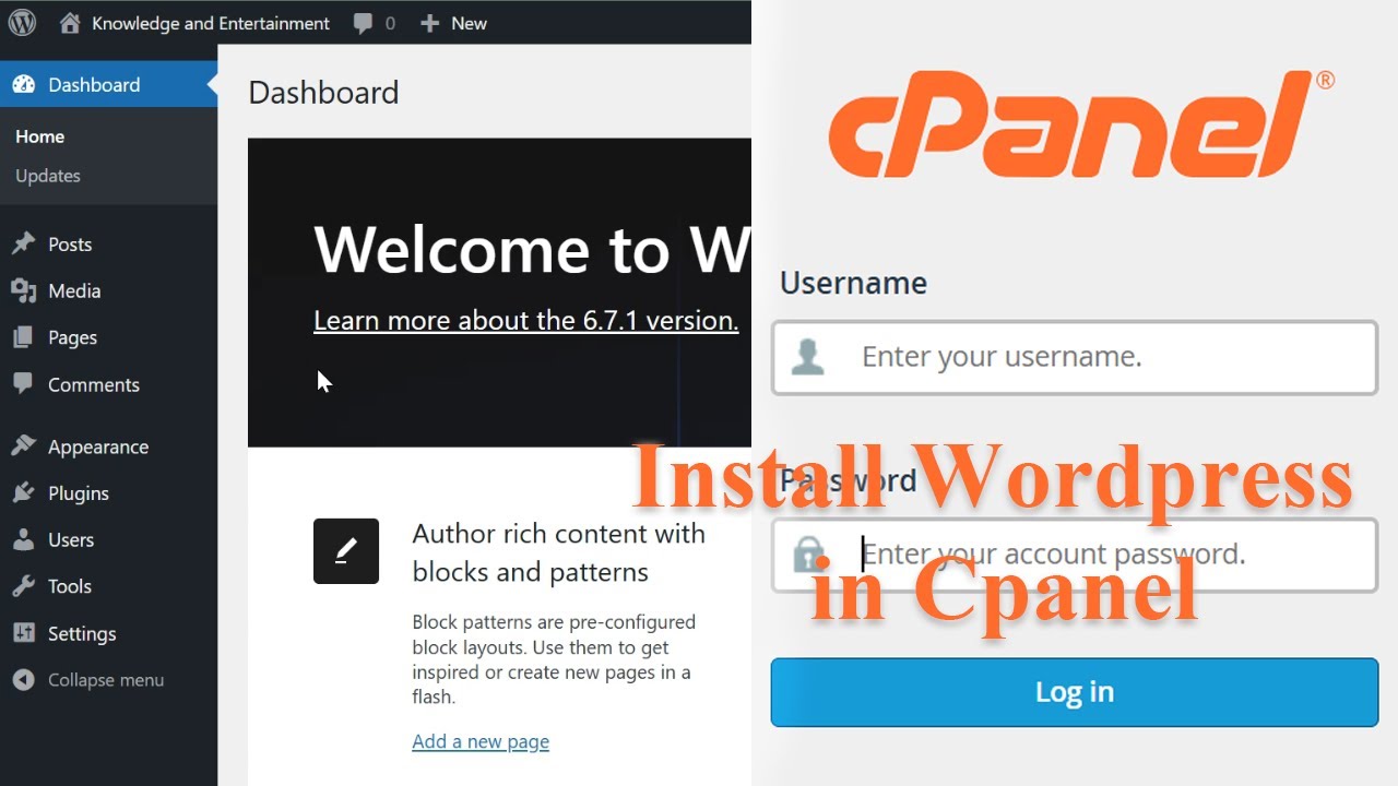 How To Install Wordpress In Cpanel Step By Step Guide Youtube