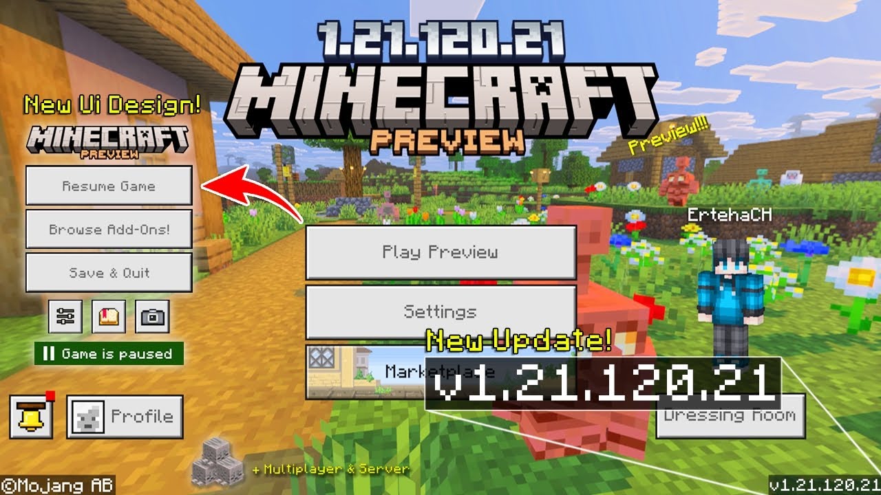 Minecraft 1 21 120 21 Preview Version Released Latest Update Rth Ch