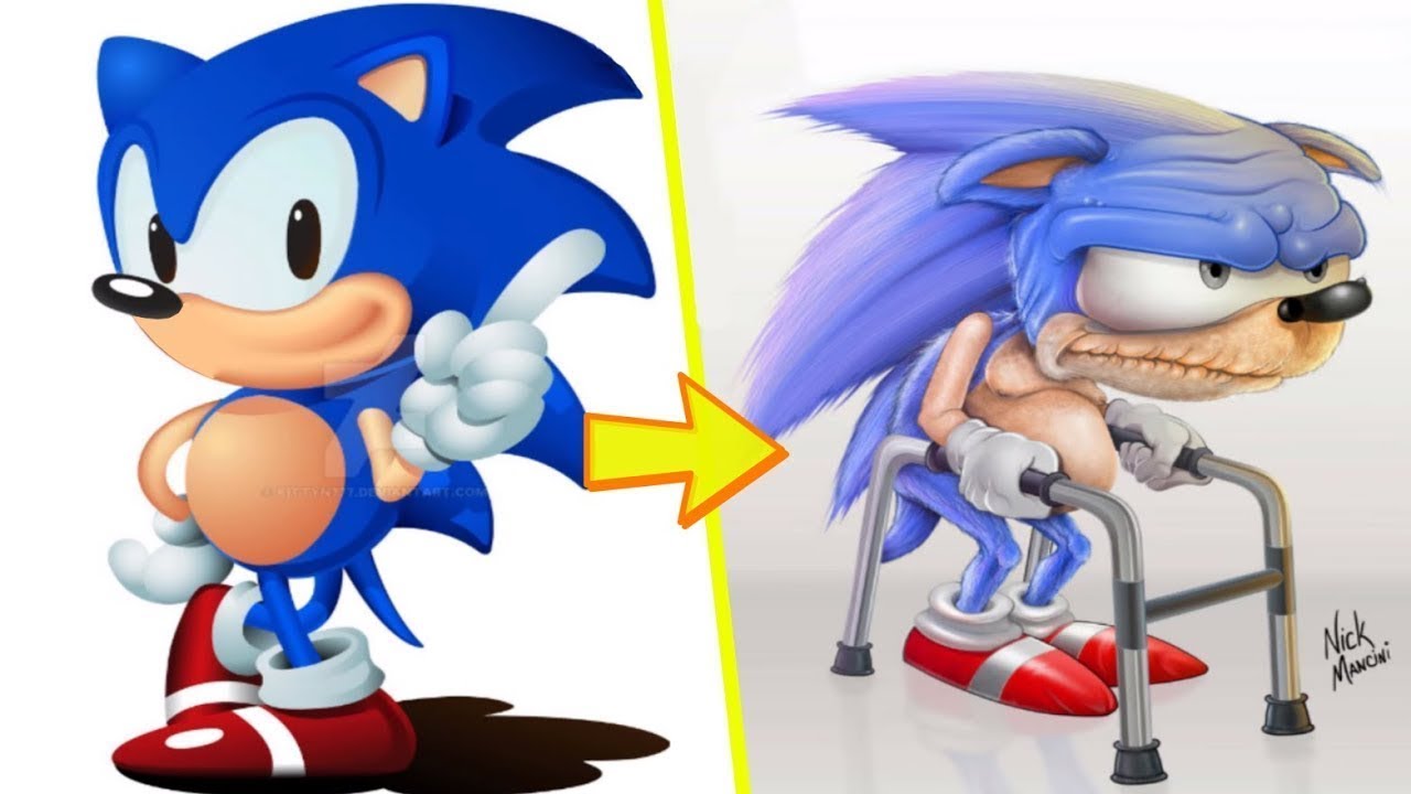 Cartoon Characters Old Age Version Youtube