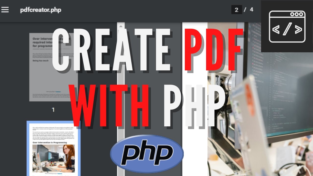 Create Pdfs With Php Tutorial Youtube
