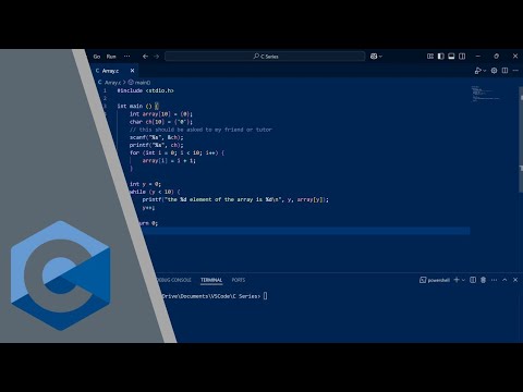 How To Make An Array And Implement It In C C Programming Series