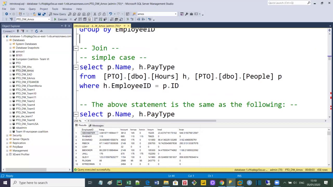 Basic Sql Commands Youtube