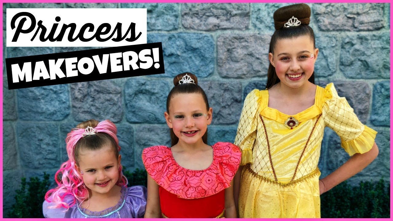 Disney Princess Makeover At Disneyland Bibbidi Bobbidi Boutique Youtube