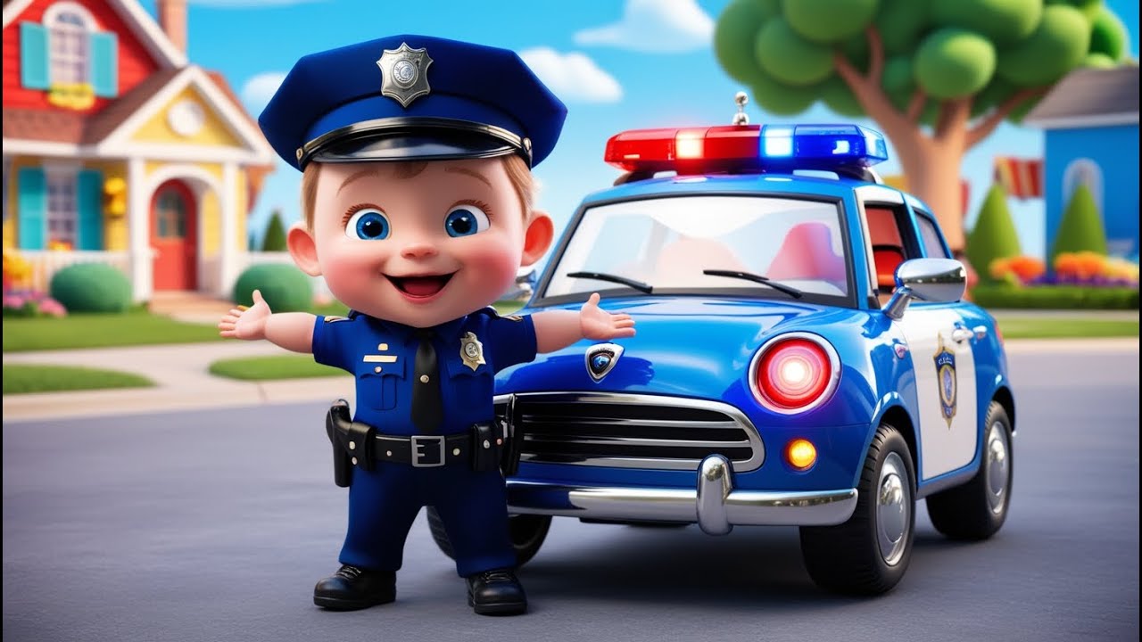 Baby Police Song Nursery Rhymes Baby Songs Kids Songs Car Song