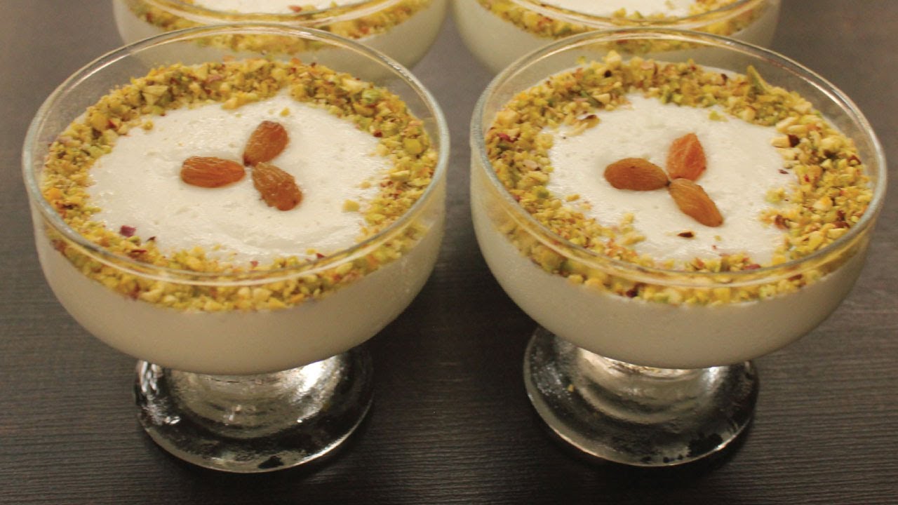 Mahalabia Recipe Middle Eastern Dessert Milk Pudding Youtube