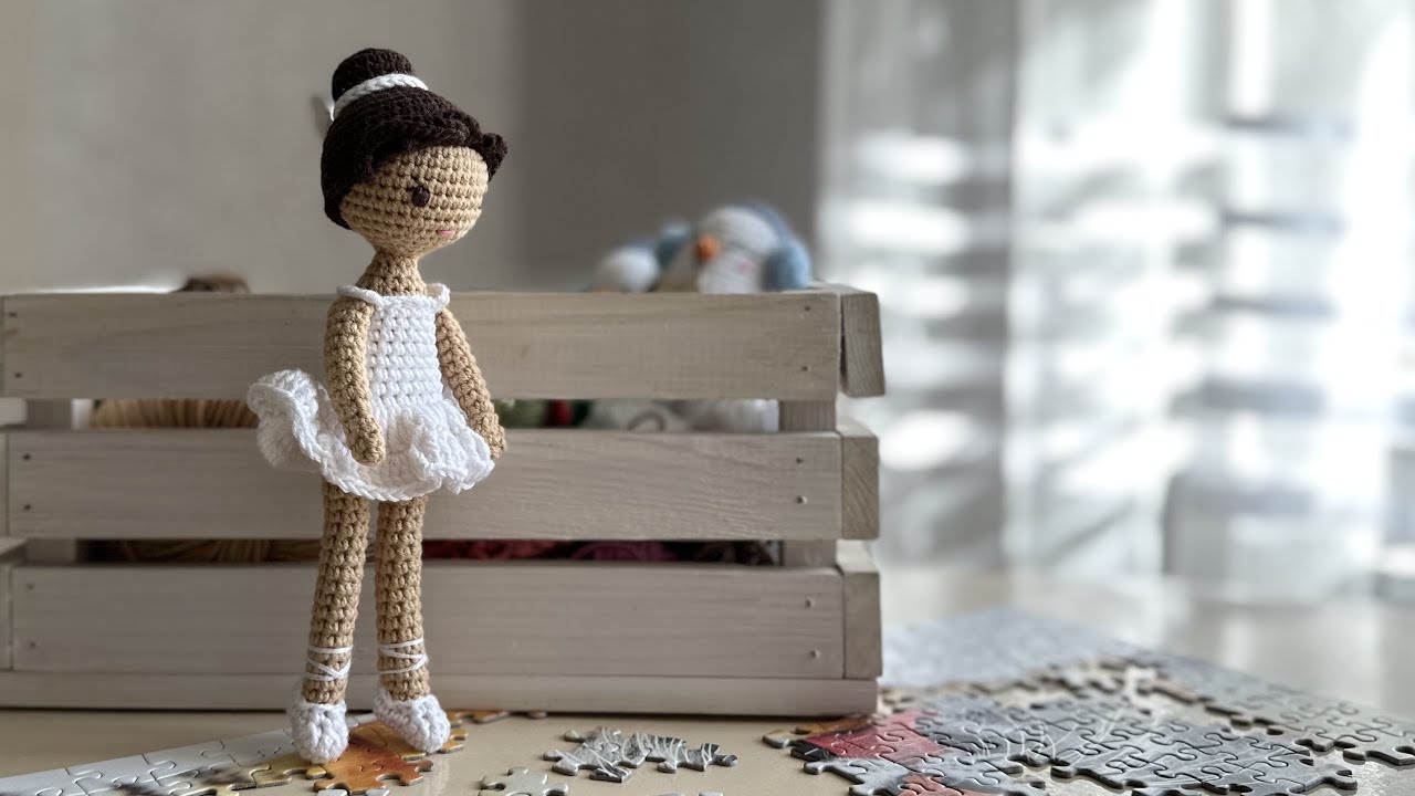 Tutorial How To Crochet A Ballerina Part 1 Head Hair Youtube