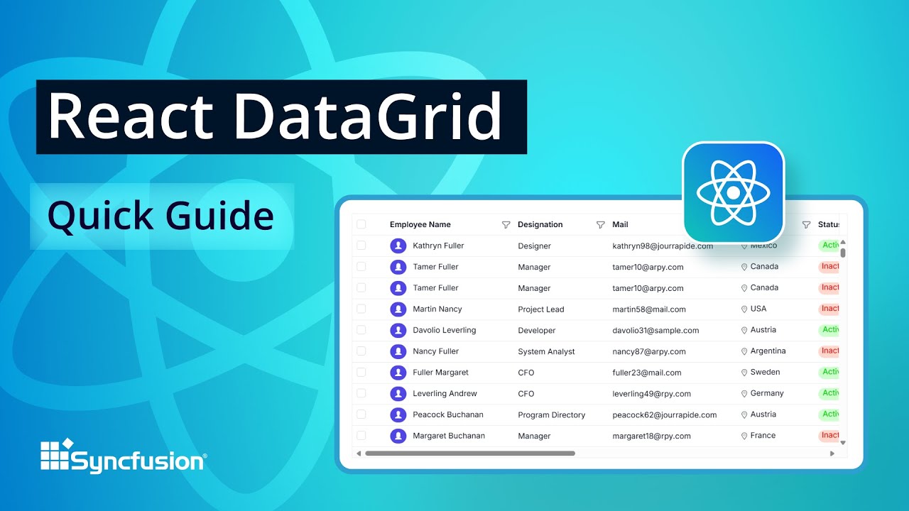 React Data Grid The Ultimate Feature Walkthrough Youtube