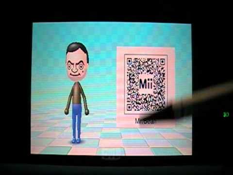 Nintendo 3ds Mii Maker Qr Codes Sonic Mr Bean And Chuck Norris Youtube