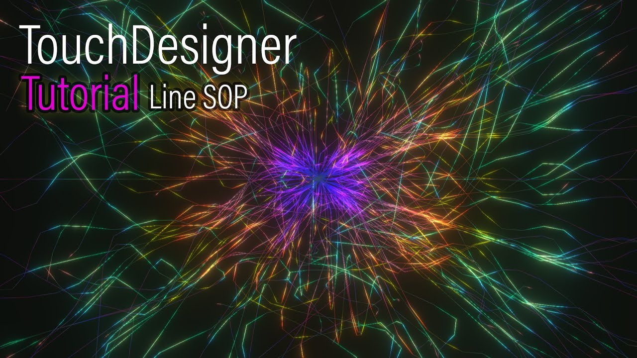 Touchdesigner Tutorial Create This Animated Visual With One Line Sop