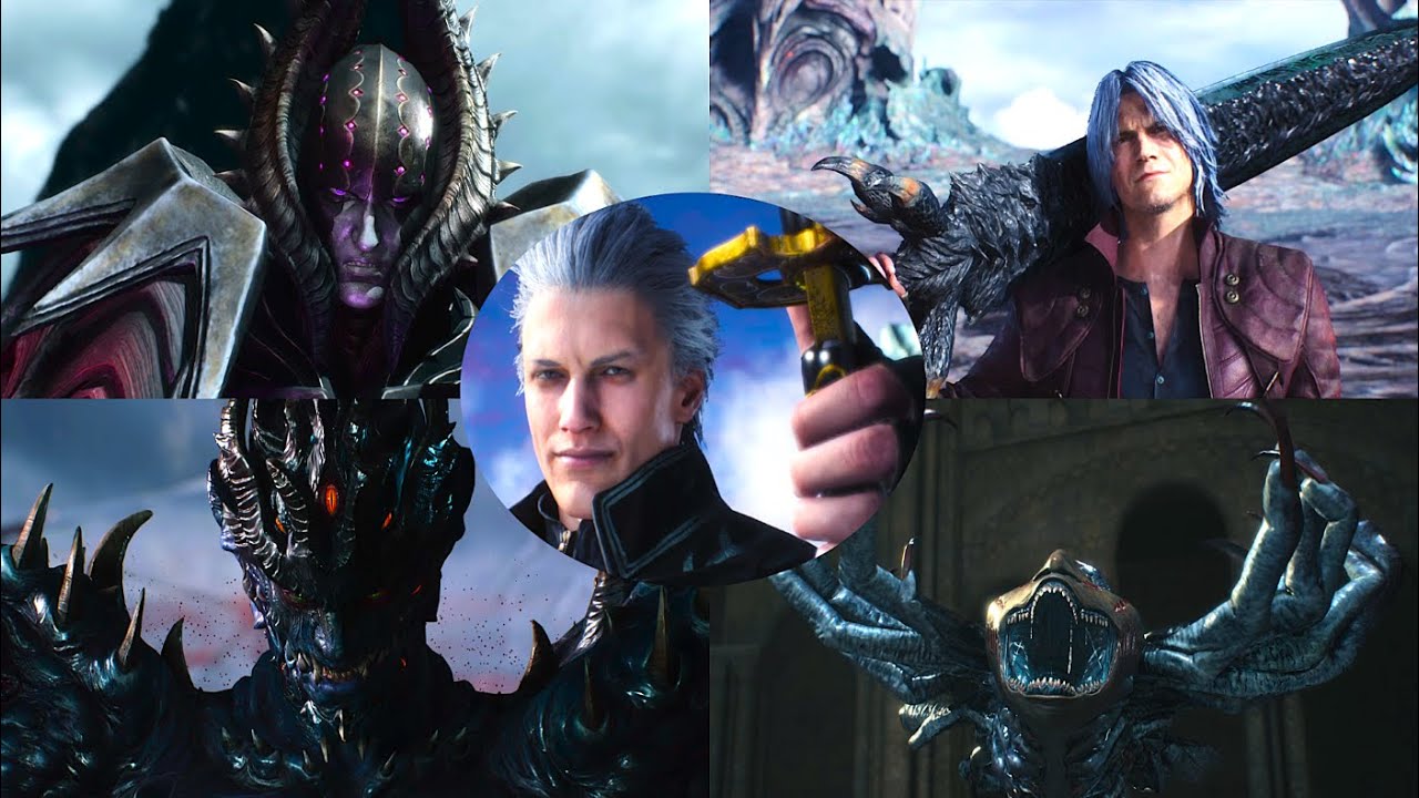 Devil May Cry 5 Se All Bosses Youtube