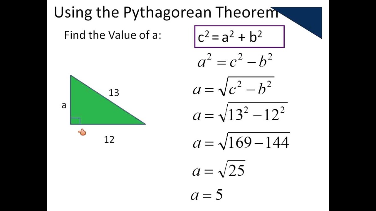 Geometry Pythagorean Theorem Examples At Steven Schrom Blog