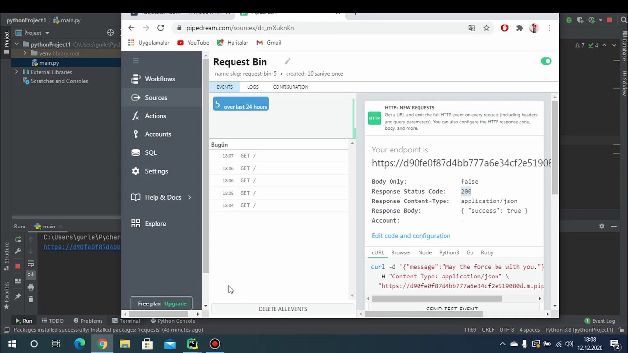 Python Response Requests Get Post Youtube