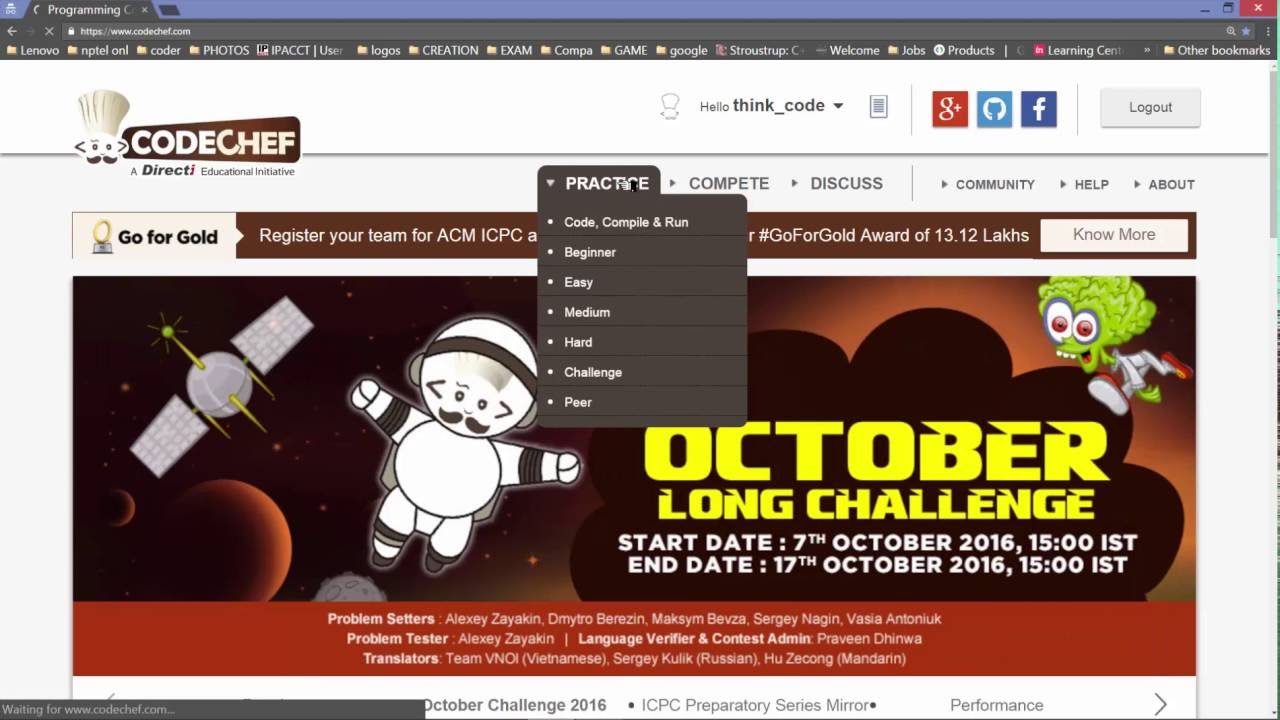 Codechef Problem Intest Solution Youtube