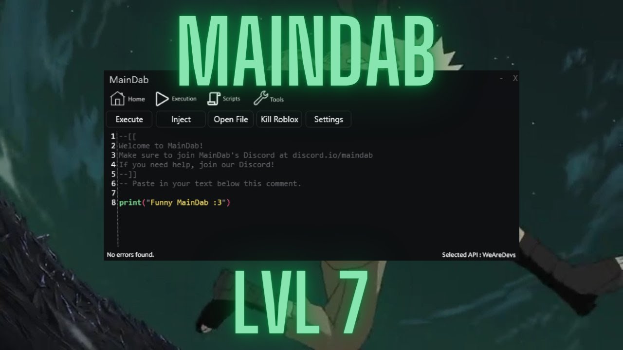 Lvl 7 Maindab Rblx Executor Loads Of Options Decent Ui Youtube