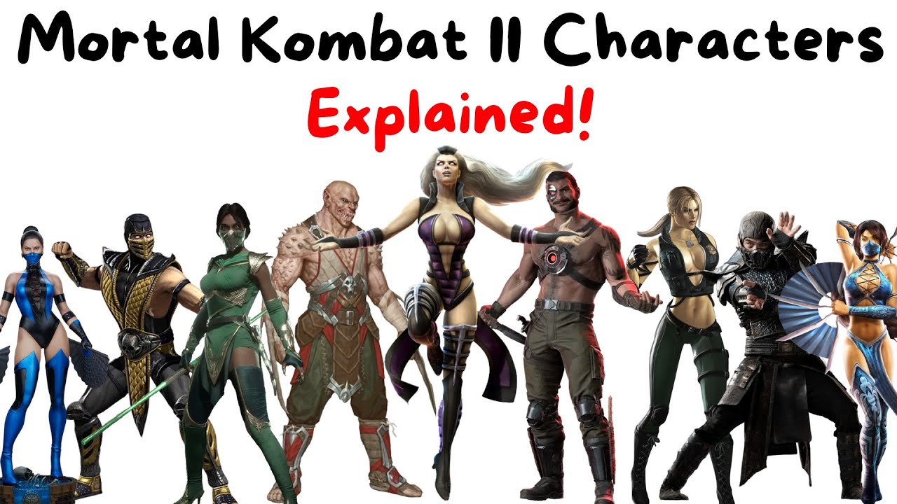 Every Major Mortal Kombat 2 Character Explained Youtube