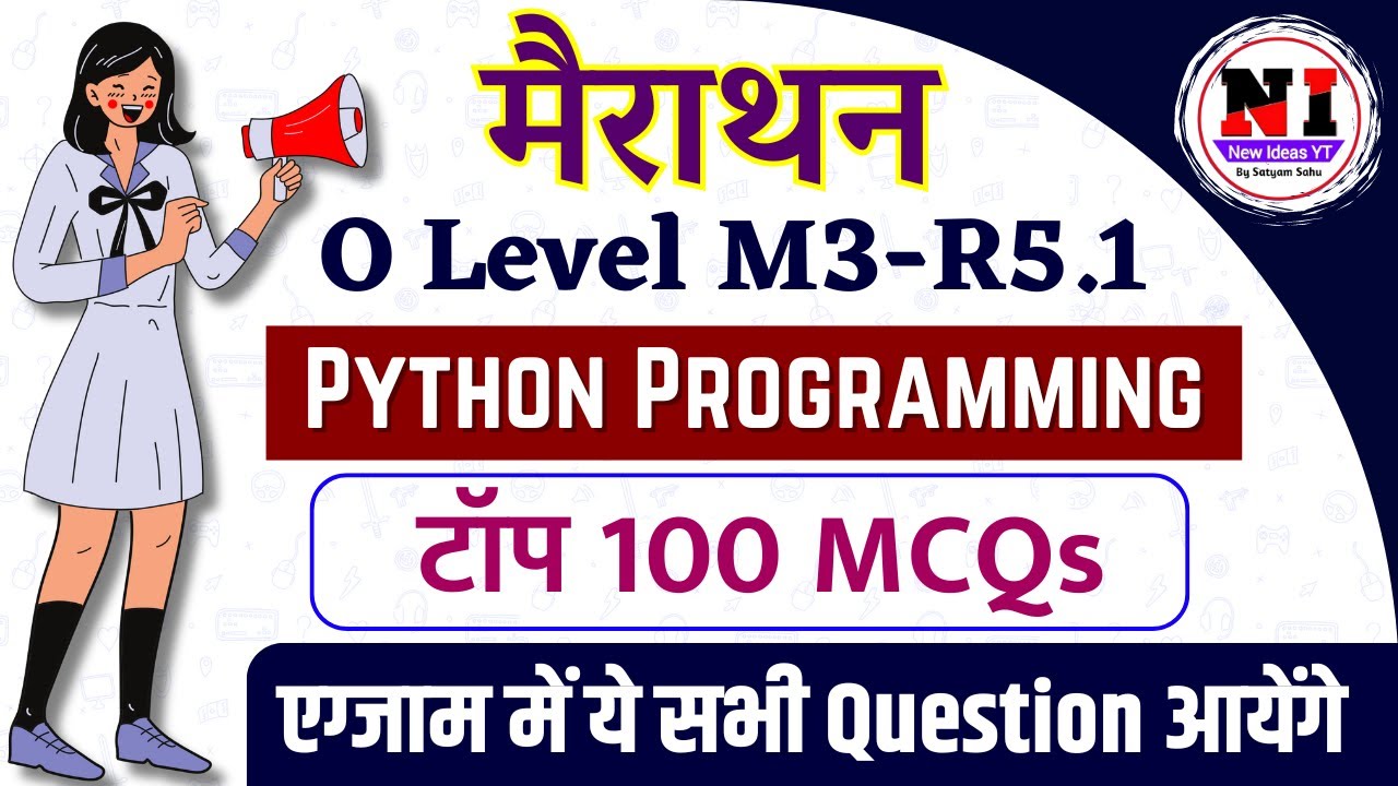 O Level M3 R5 Question Paper Python Programming M3 R5 1 O Level