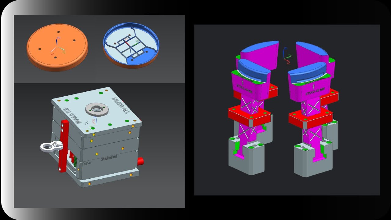 Mould Design With Lifter Youtube