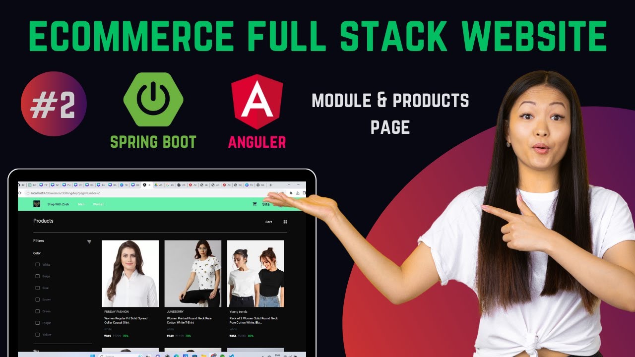 Angular E Commerce Full Stack Website With Admin Panel Spring Boot