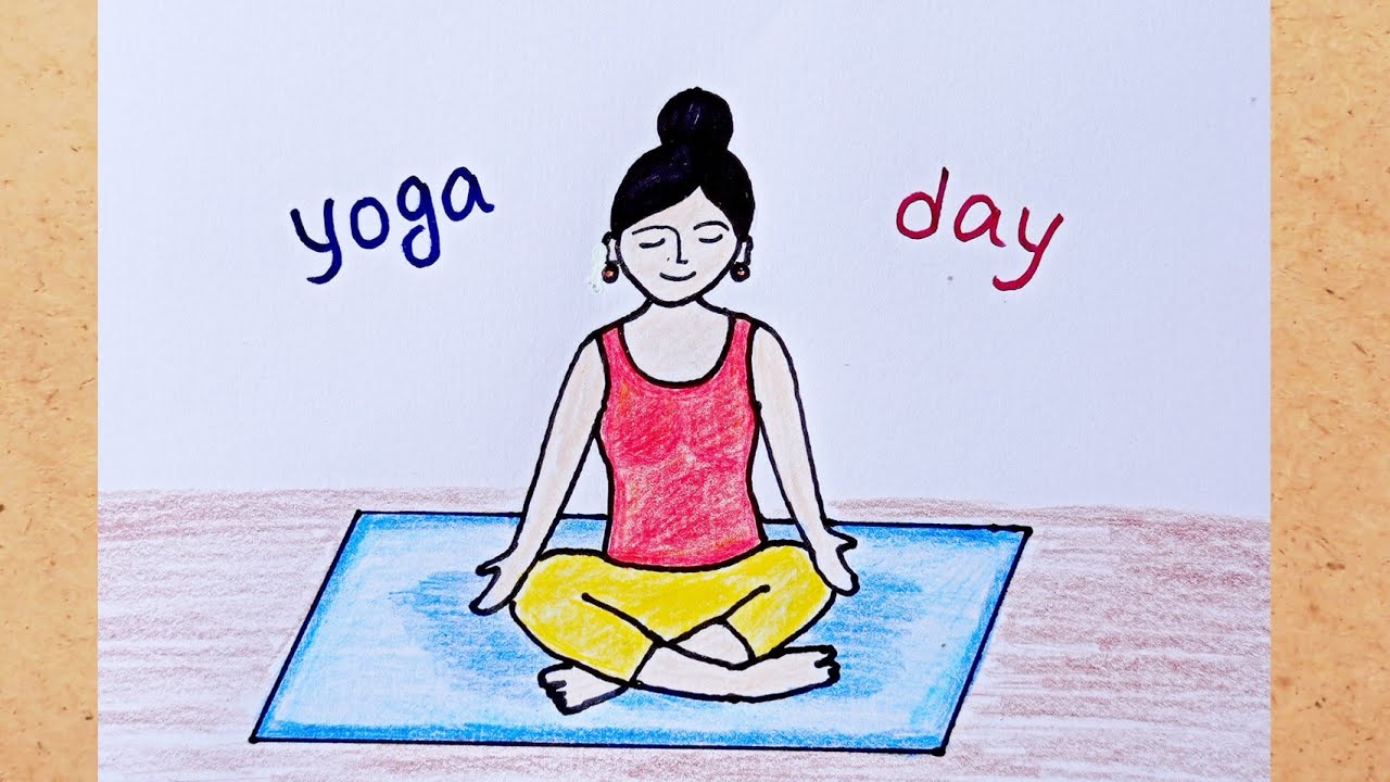 Yoga Drawing Easy Step By Step At Juanita Rose Blog