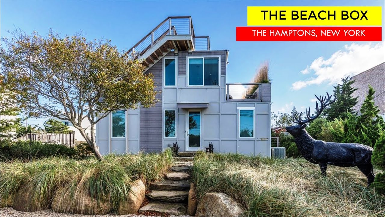The Beach Box First Shipping Container Home In The Hamptons Youtube