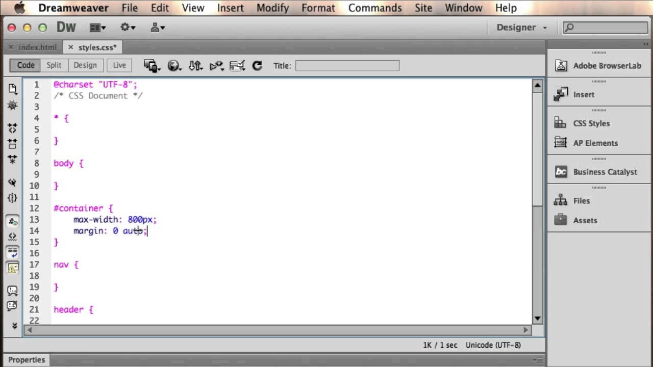 Basic Html Css Tutorial Youtube