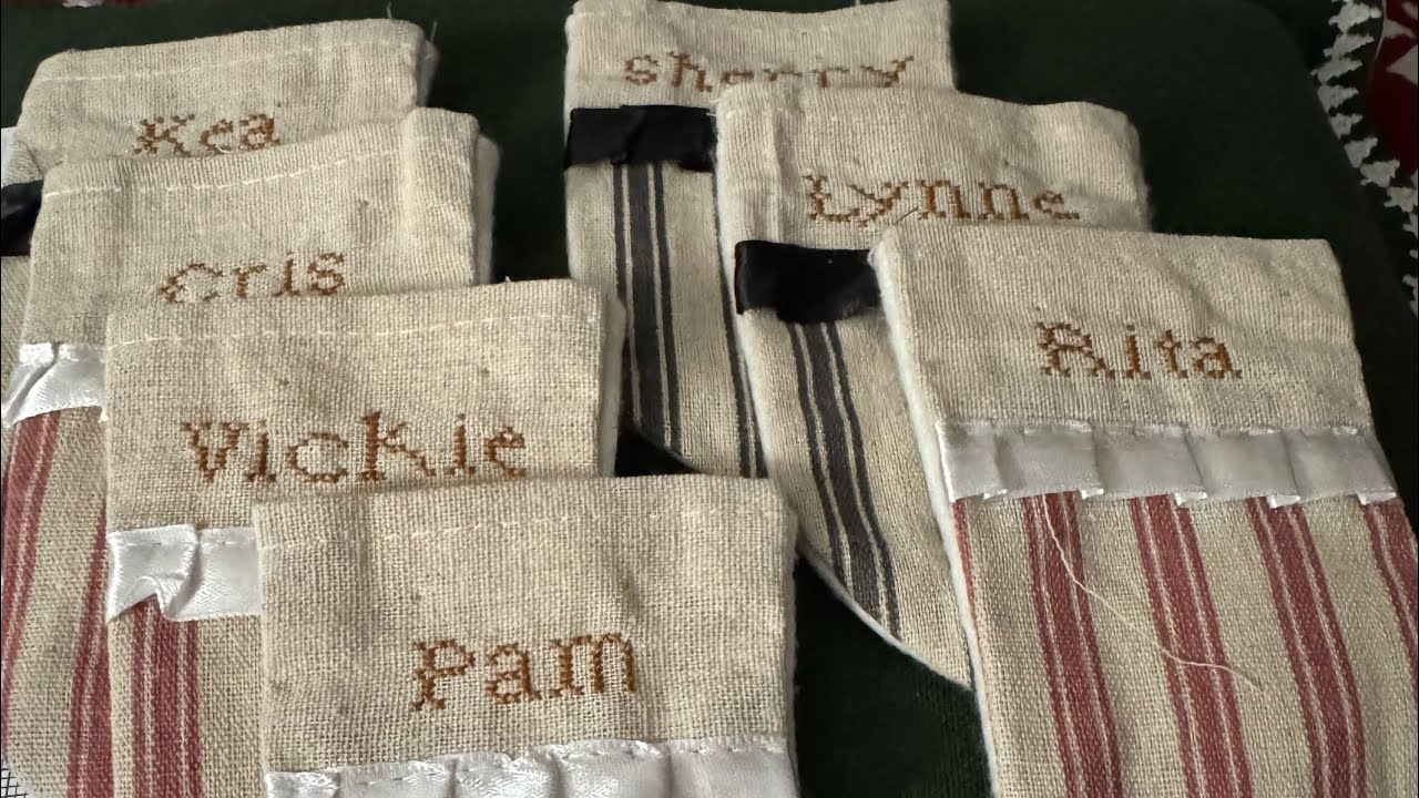 Flosstube Christmas Stitching Youtube