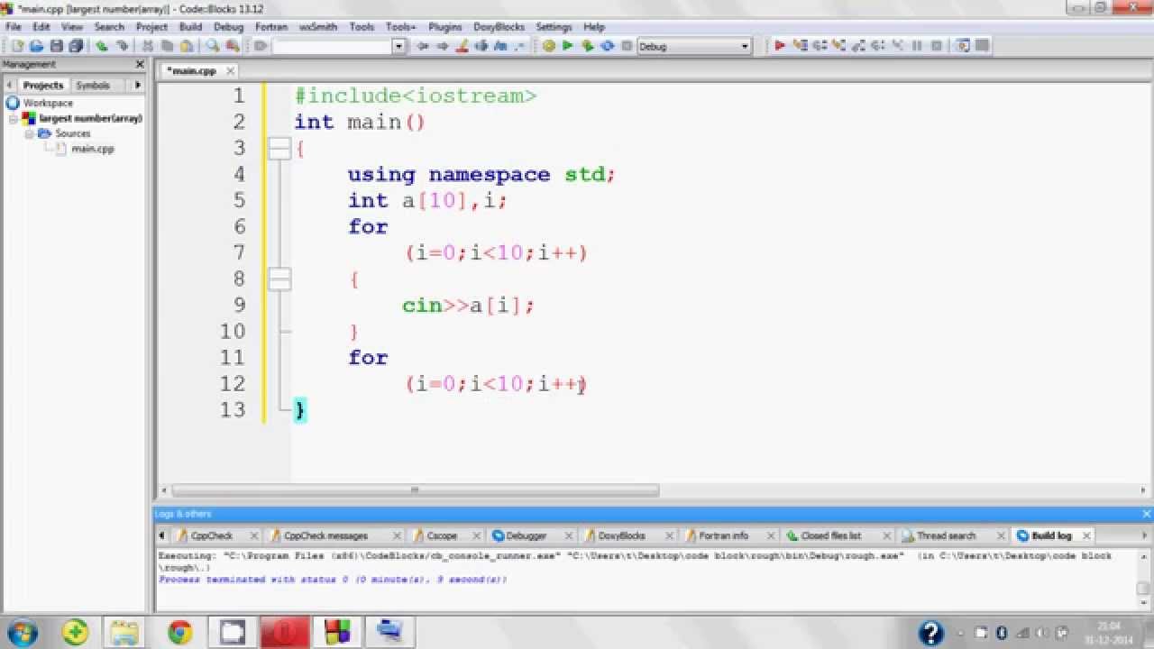Largest Number In Array Youtube