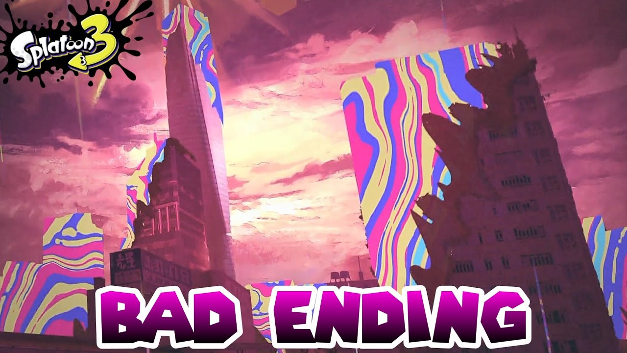 Splatoon 3 Bad Ending Cutscene Splatoon 3 Cinematica Del Final Malo