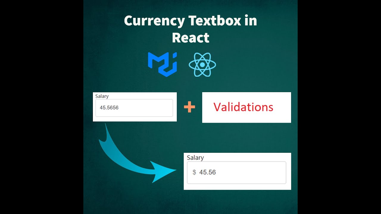 Creating Your Own React Currency Input Component Youtube