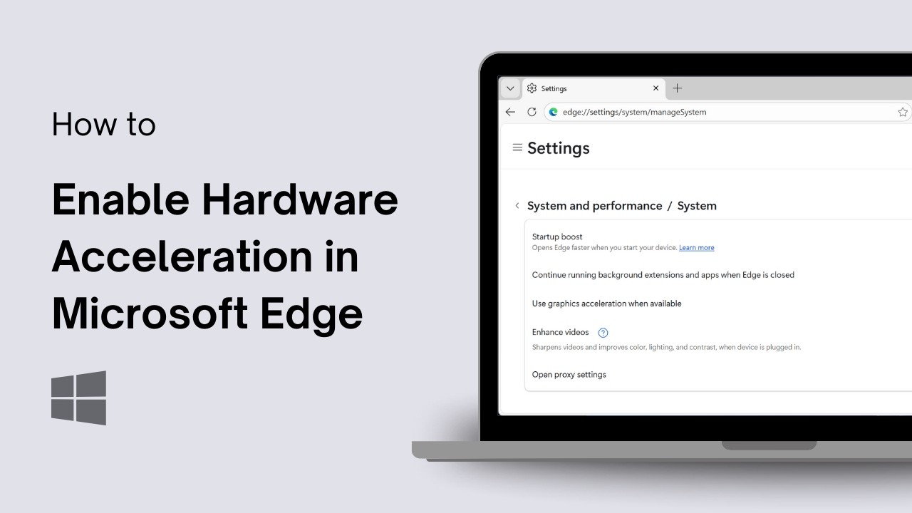 How To Enable Or Disable Hardware Acceleration In Microsoft Edge Youtube