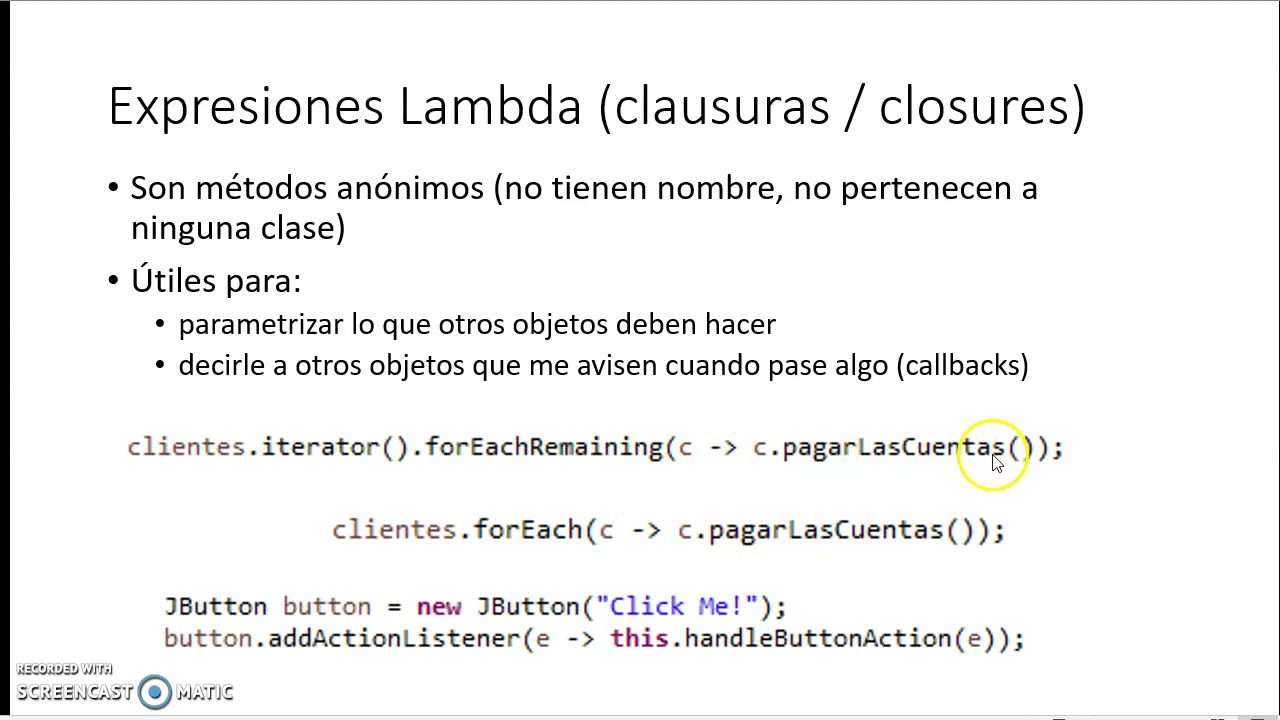 Expresiones Lambda Youtube