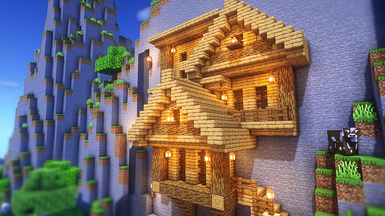 Mountain Base Tutorial Minecraft Tutorial 33 Youtube