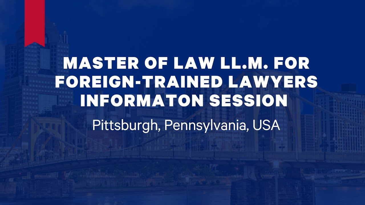 Master Of Law Ll M For Foreign Trained Lawyers Information Session
