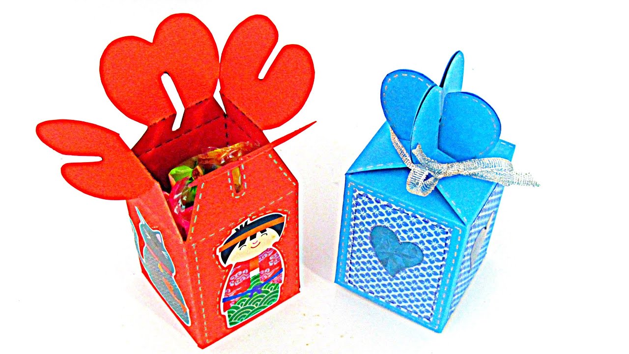 Cómo Hacer Cajas De Regalo How To Make Gift Boxes Youtube